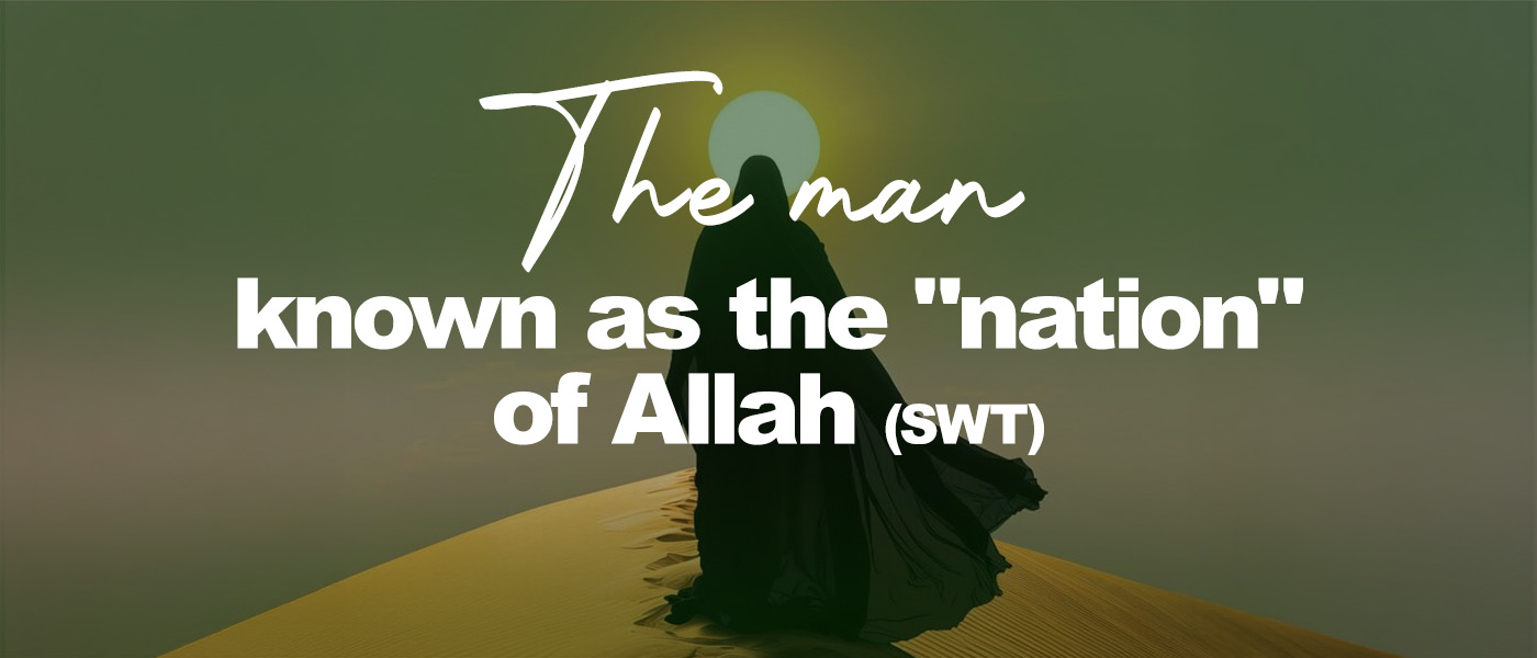 The man known as the “nation” of Allah (SWT) – Furqaan Bookstore USA